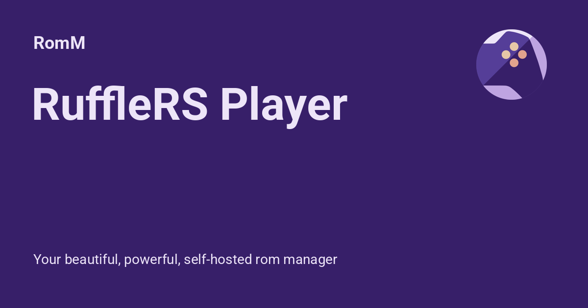 RuffleRS Player - RomM