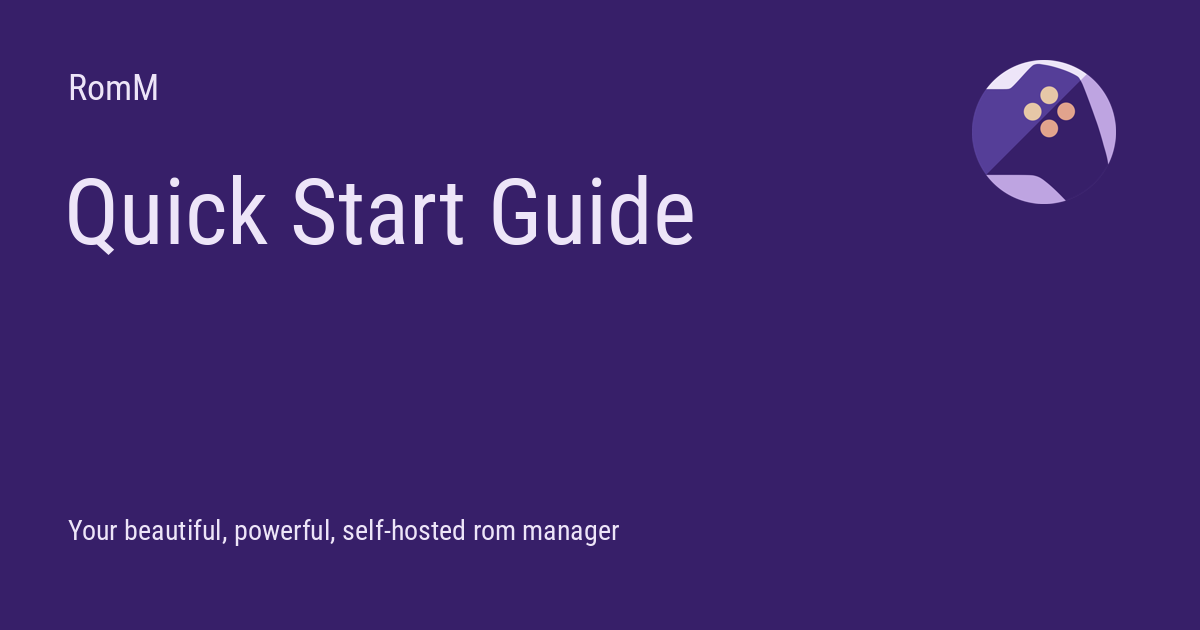 Quick Start Guide - RomM