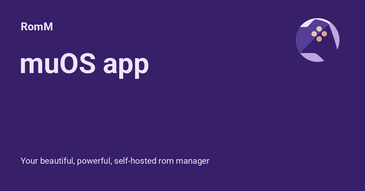 muOS app - RomM