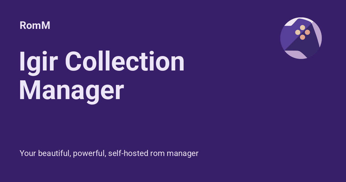 Igir Collection Manager - RomM