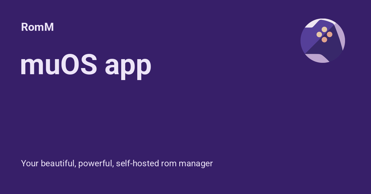 muOS app - RomM