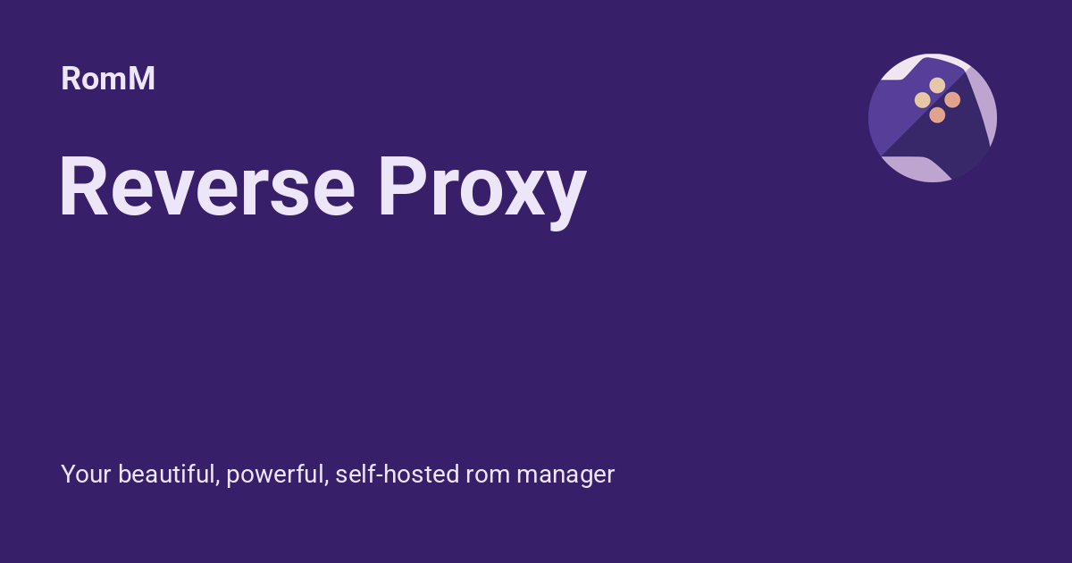 Reverse Proxy - RomM